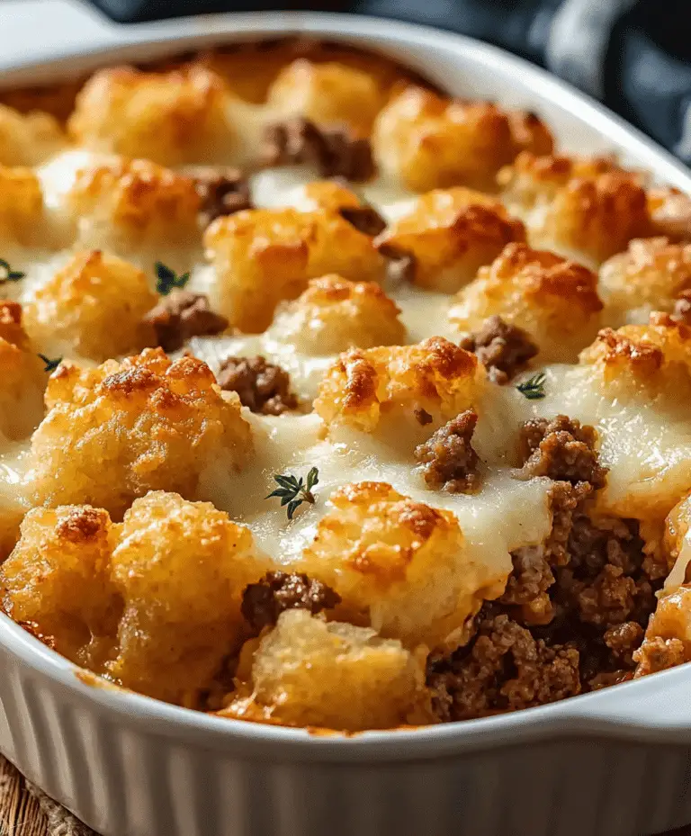 Tater Tot Casserole With Ground Beef Recipe - camilarecipes.com