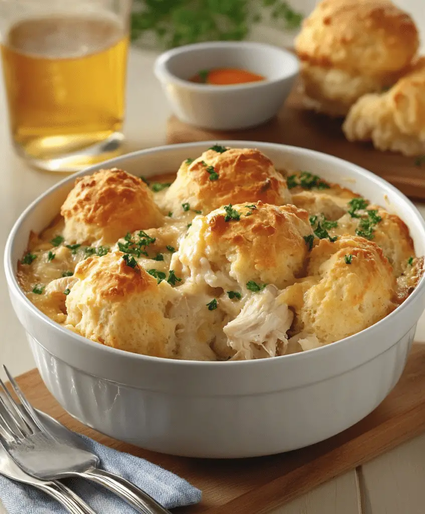 Chicken Cobbler With Red Lobster Biscuit Mix Recipe - camilarecipes.com